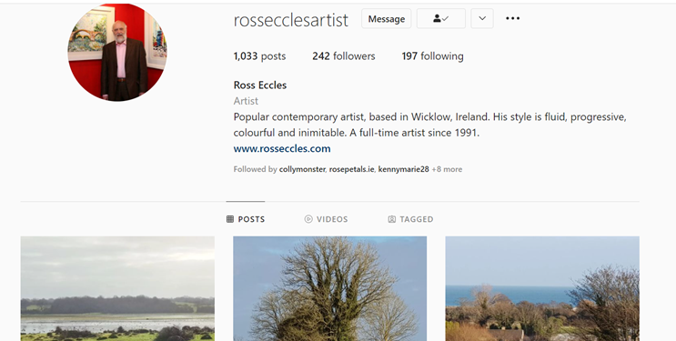 Ross Eccles Artist | Blog | Follow Ross on Instagram