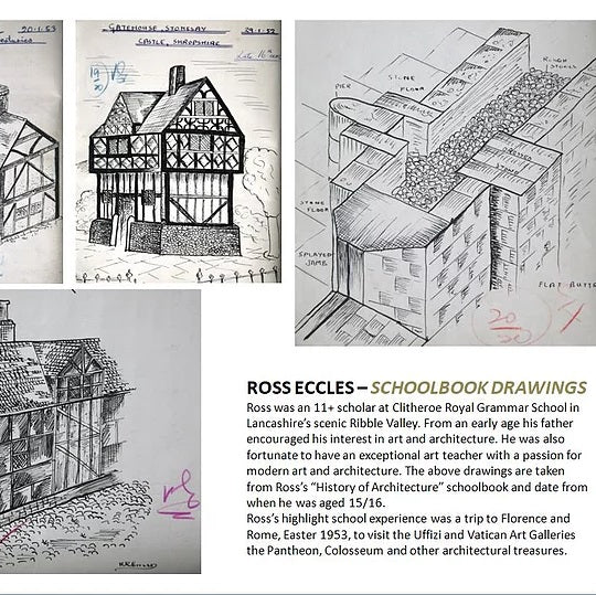 Ross Eccles | Contemporary Artist | Blog | Ross's School Book Drawings