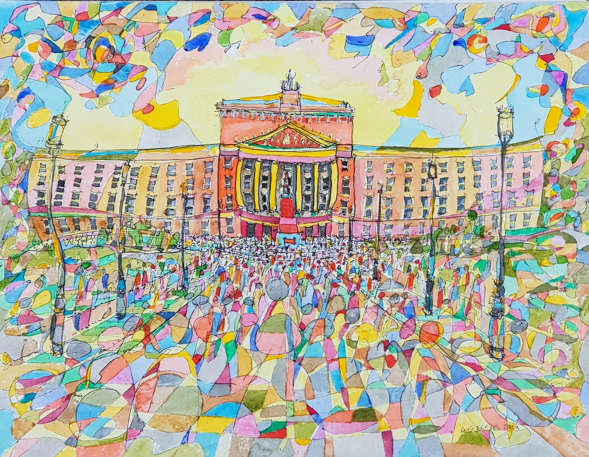 Ross Eccles Artist | Original Paintings | 'Return To Stormont'