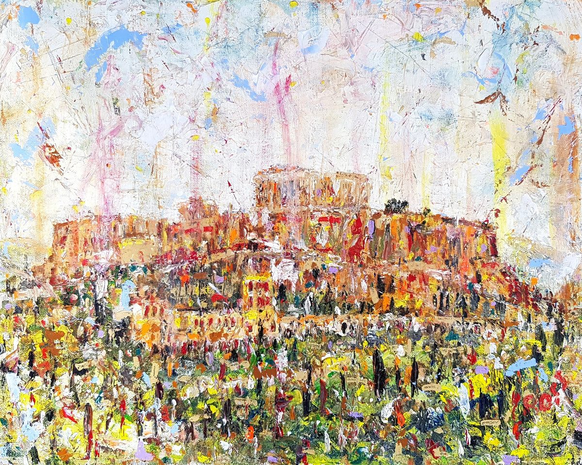 Ross Eccles | Original Irish Art For Sale | Acropolis Athens