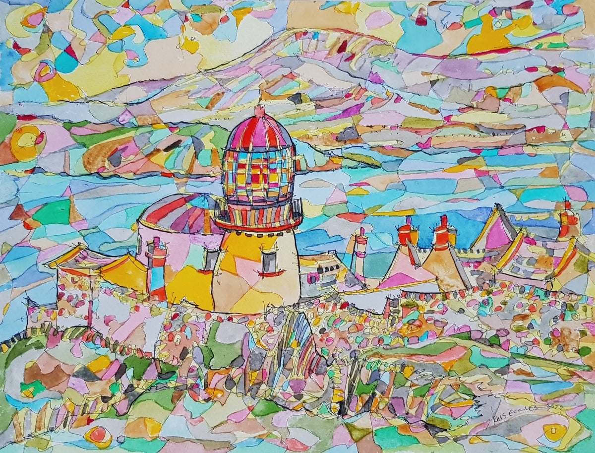 Ross Eccles Artist | Irish Art | Clare Island Lighthouse